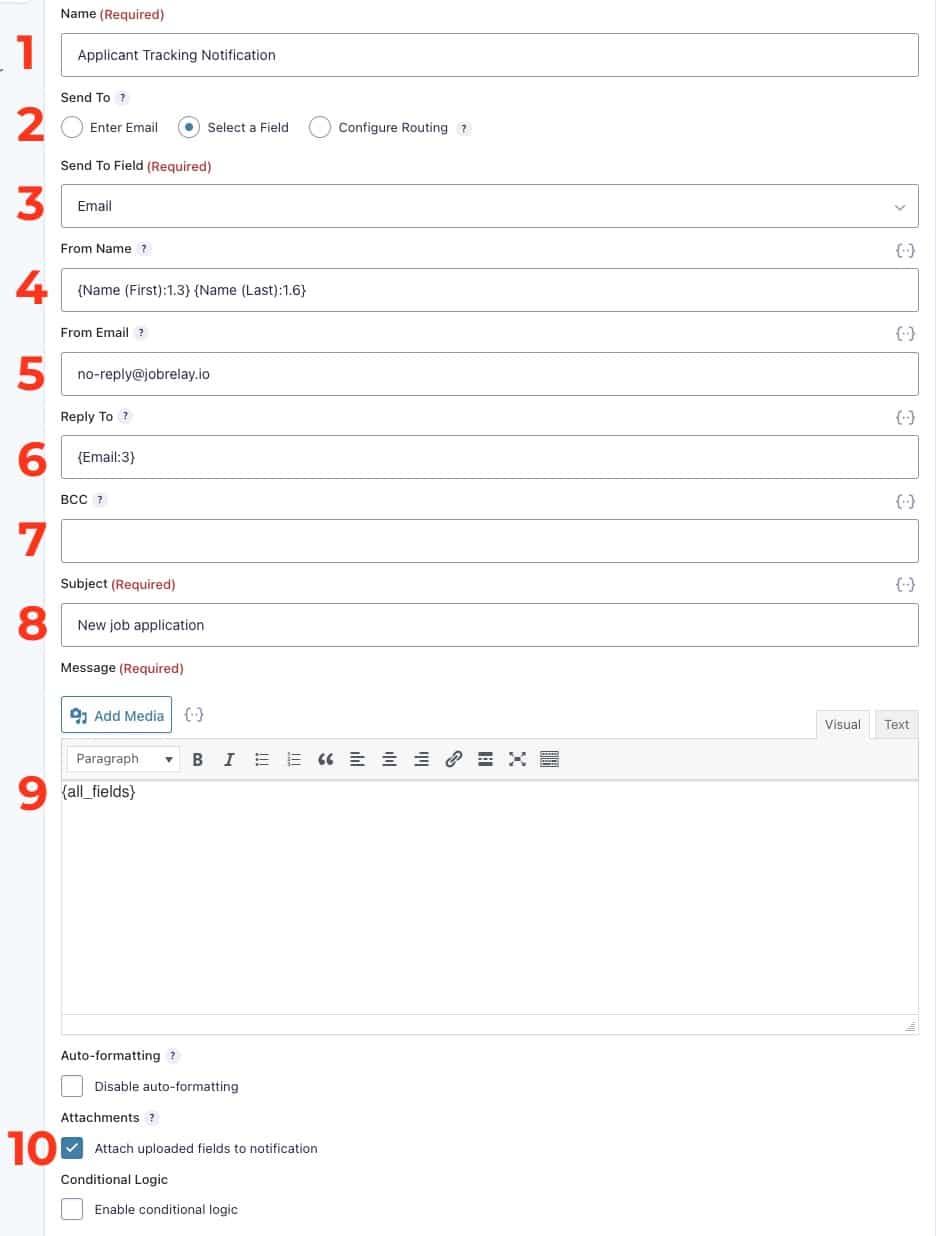 How to use Gravity Forms for applicant tracking - JobRelay